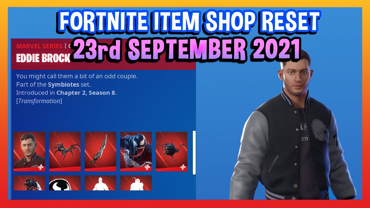 *NEW* EDDIE BROCK SET + VENOM BUNDLE! (Fortnite Item Shop Reset 23rd ...