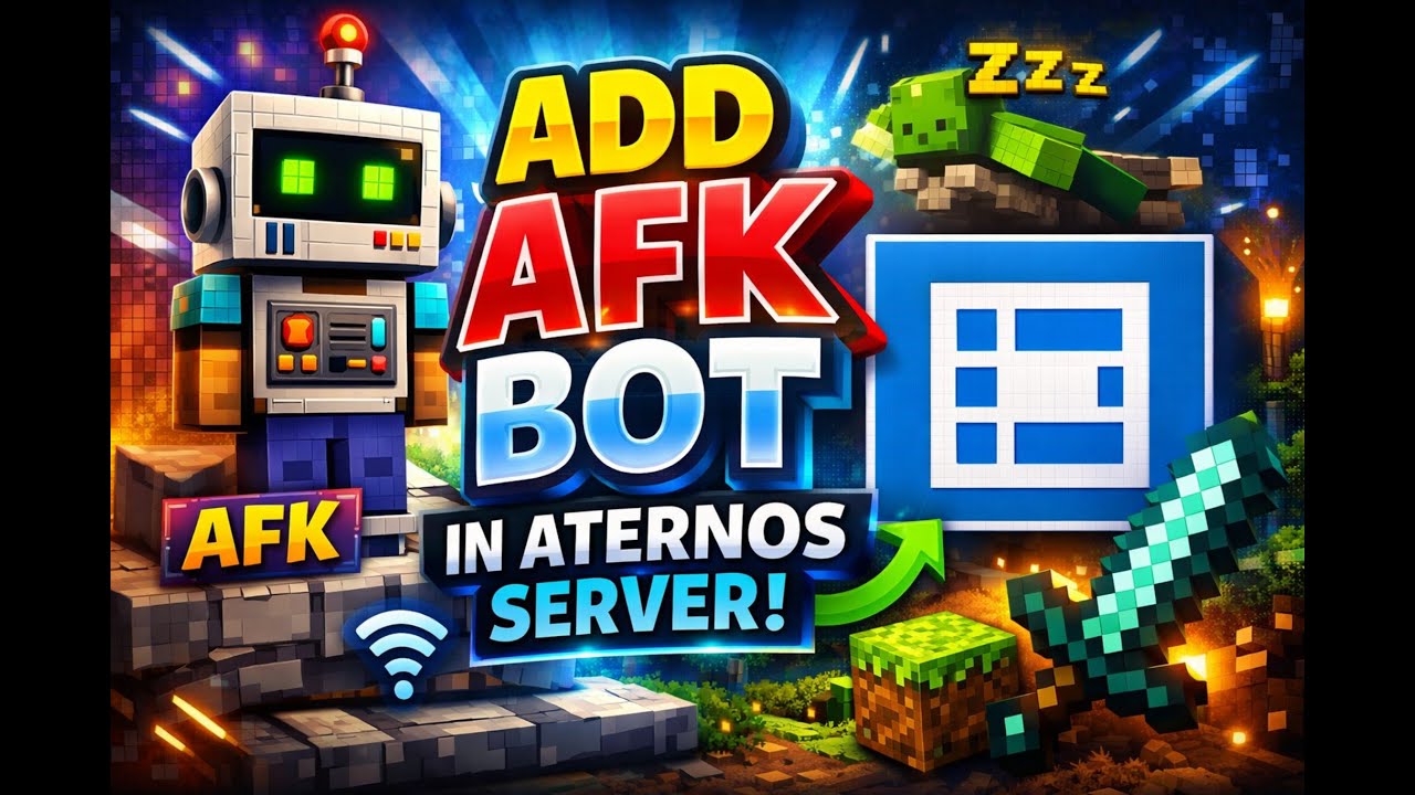 Aternos AFK Bot Tutorial 😱 | Keep Your Server Online 24/7 # ...