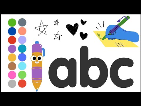 learn abc alphabet rhymes || abc alphabet cartoon || Kids Vocabulary ...