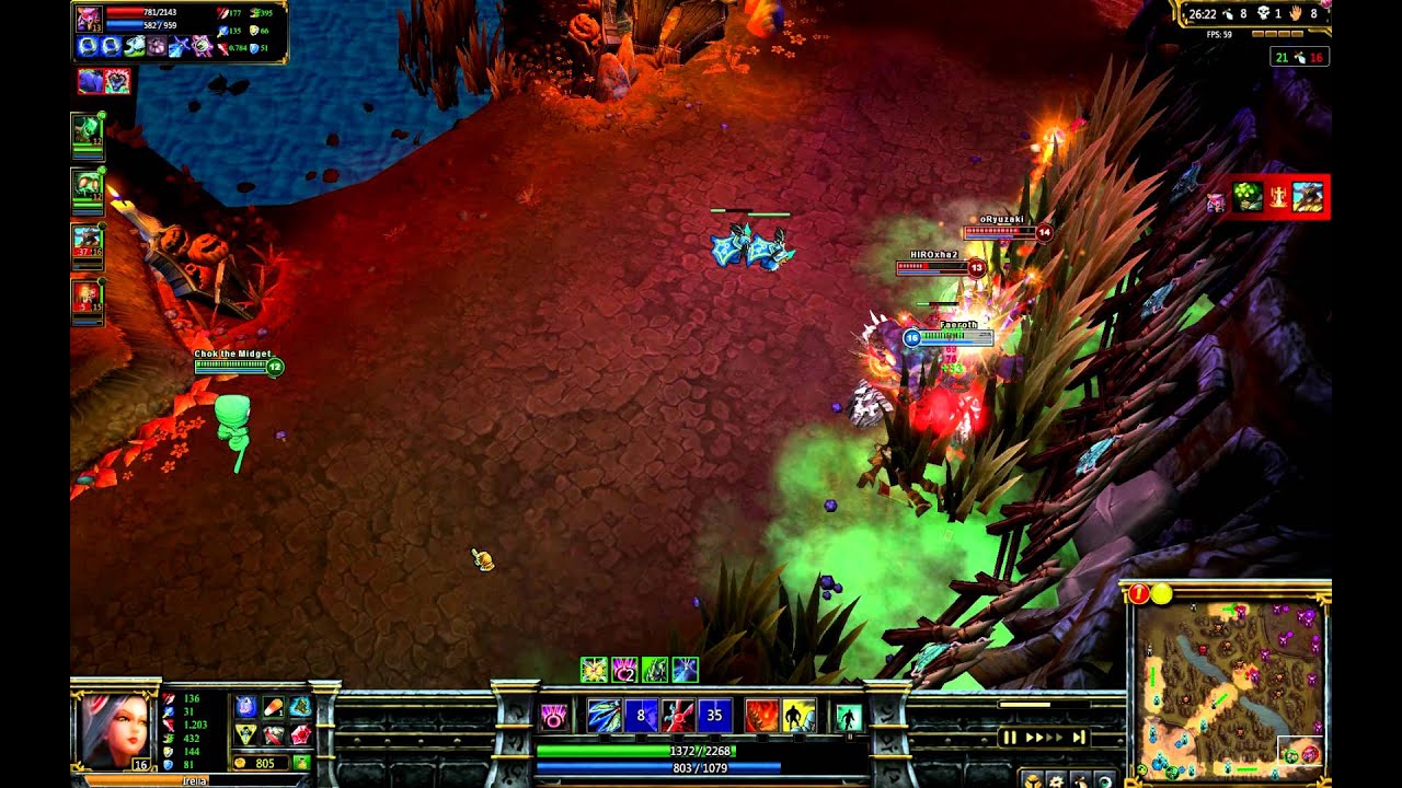 League of Legends Chok the Midget FAIL - YouTube