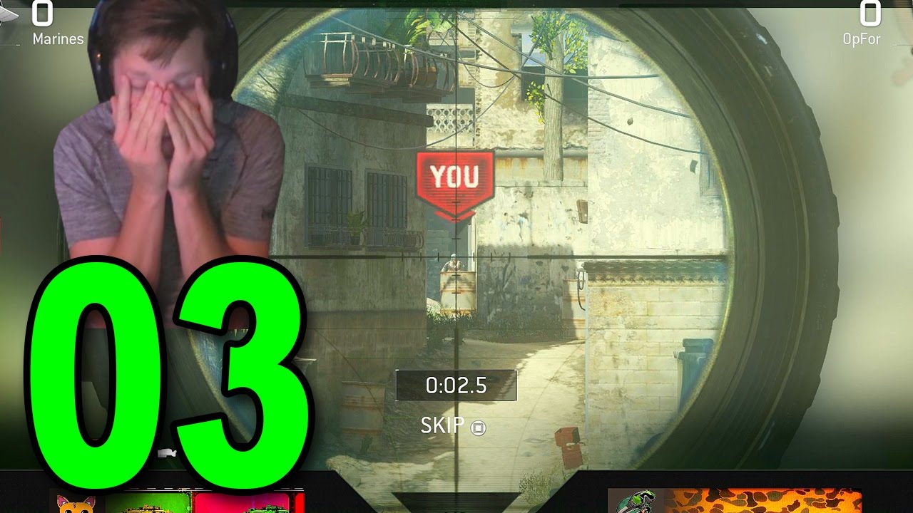 Modern Warfare Remastered GameBattles - Part 3 - SPAWN SNIPE FAIL - YouTube