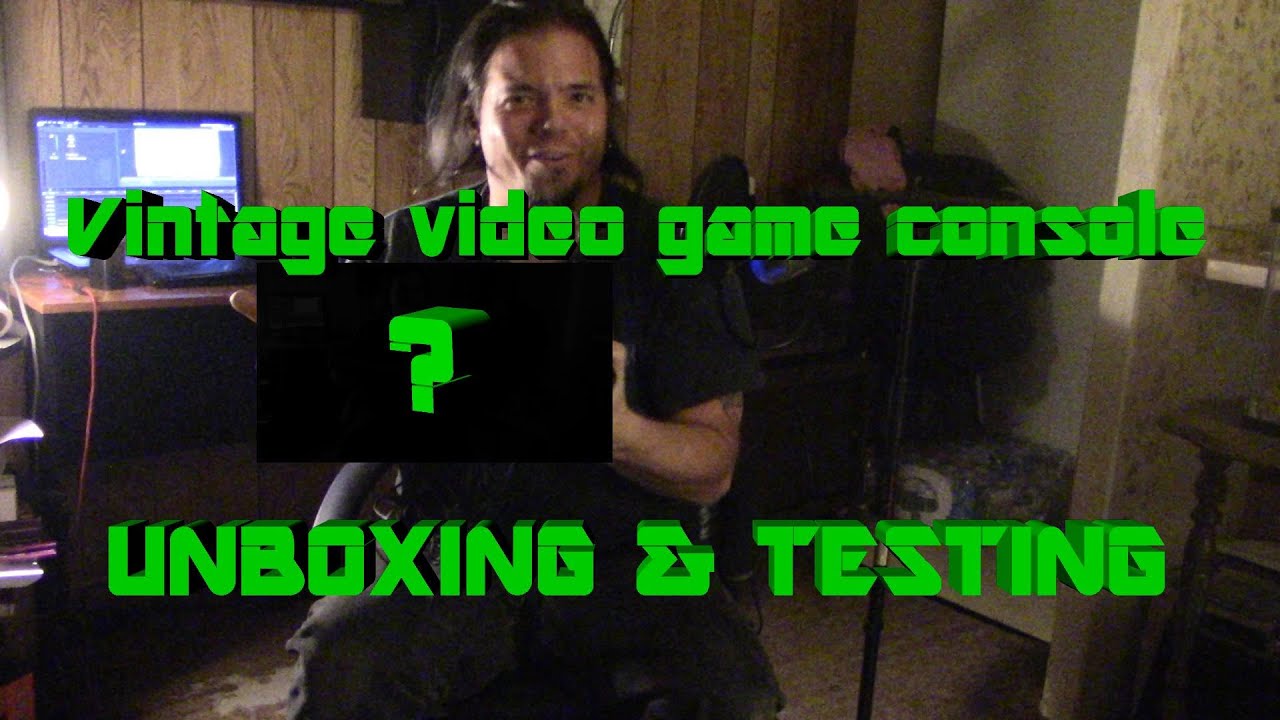 Vintage video game console UNBOXING & TESTING - YouTube