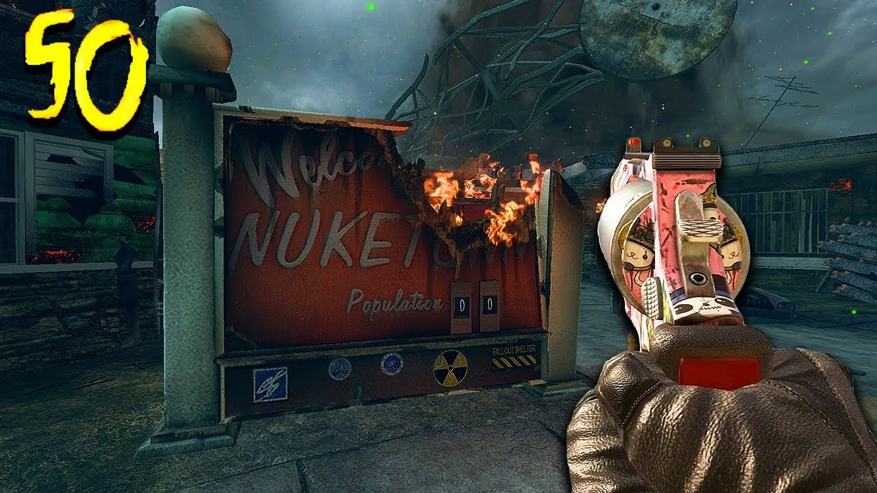 "NUKETOWN ZOMBIES" ROUND 50 CHALLENGE! (Call of Duty Black Ops 2 ...