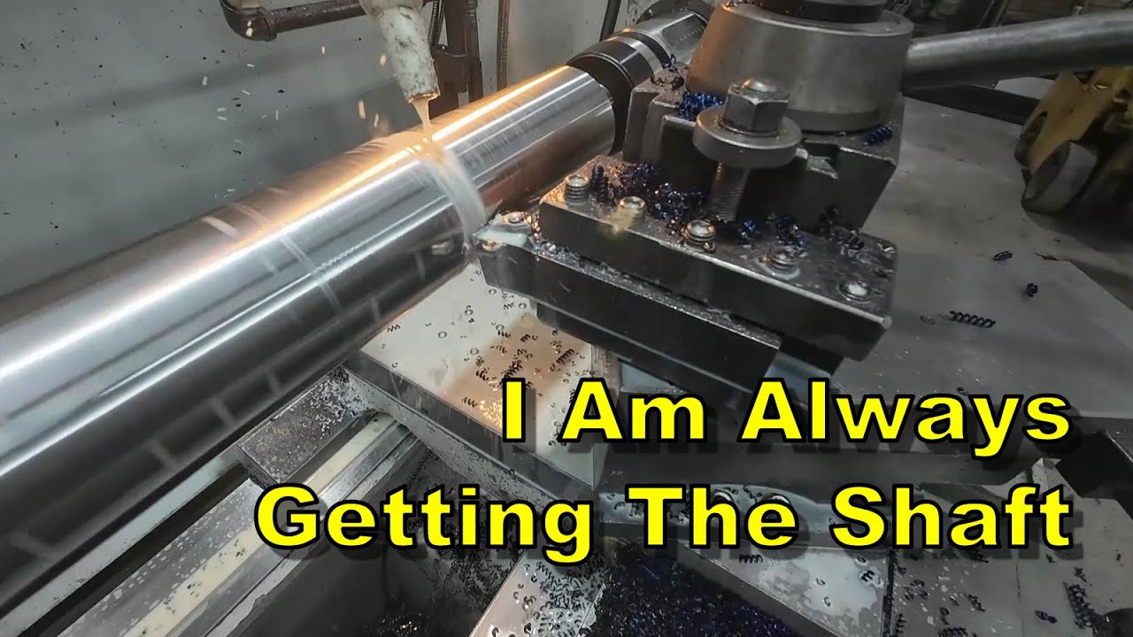 Making Big Precision Shafts On The Manual Lathe - Manual Machine Shop ...