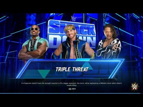 Logan Pual V Shinskay Nakamura V Montez Ford - Intercontental Tittle No ...