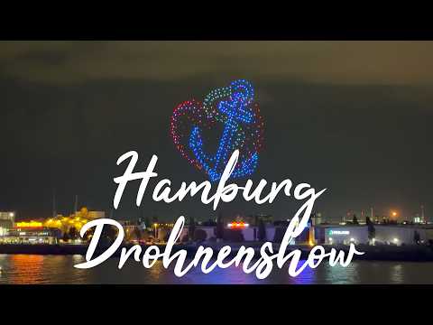 500 Drohnen über der Elbe: Spektakuläre Lichtshow erleuchtet den Hamburger Nachthimmel! 🚁✨