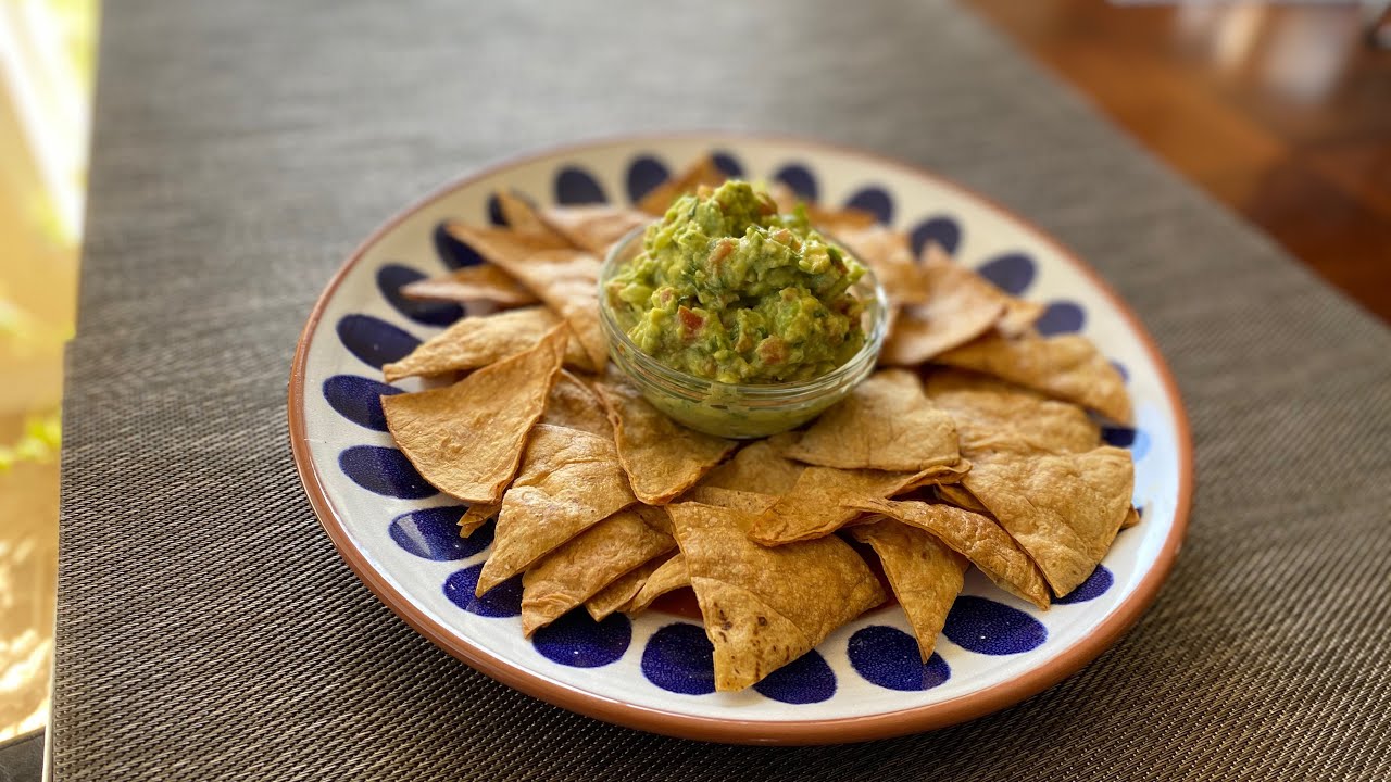 Tostadas, Chips, and Guacamole for Super Bowl Sunday - YouTube