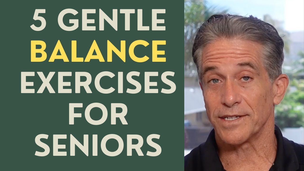 5 Gentle Balance Exercises For Seniors! - YouTube