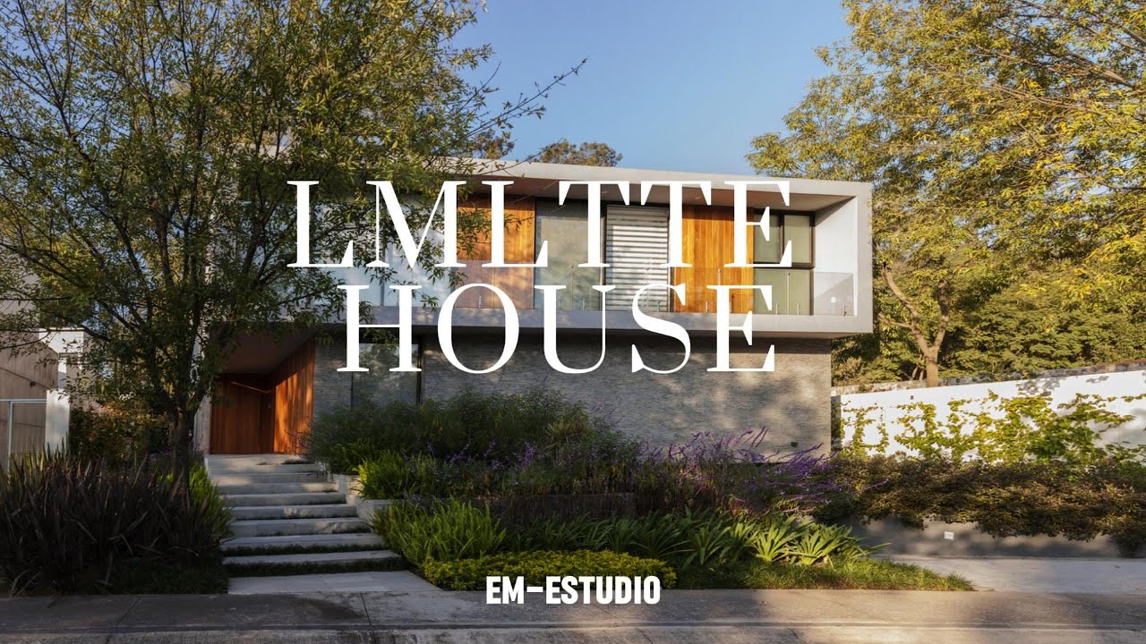 Architectural Marvel: Concrete Frame House with Floating Staircase ...
