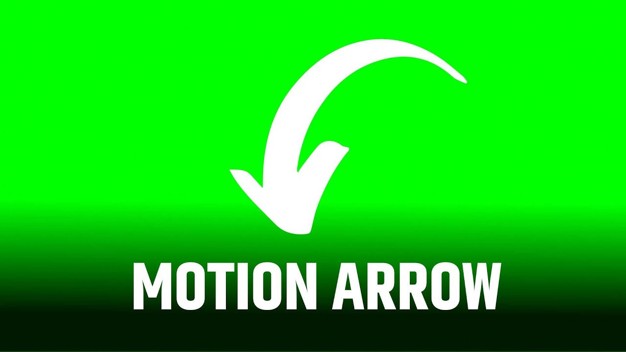 MOTION ARROW || EFFECT || CHROMA KEY || GREEN SCREEN || CONTENT FOR ...