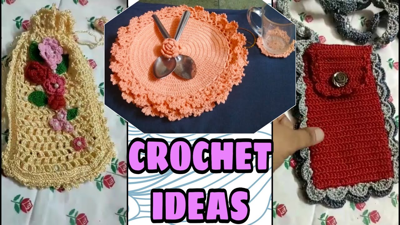 Crochet bags || mobile cover || batwa || baby blanket pattern || design ...
