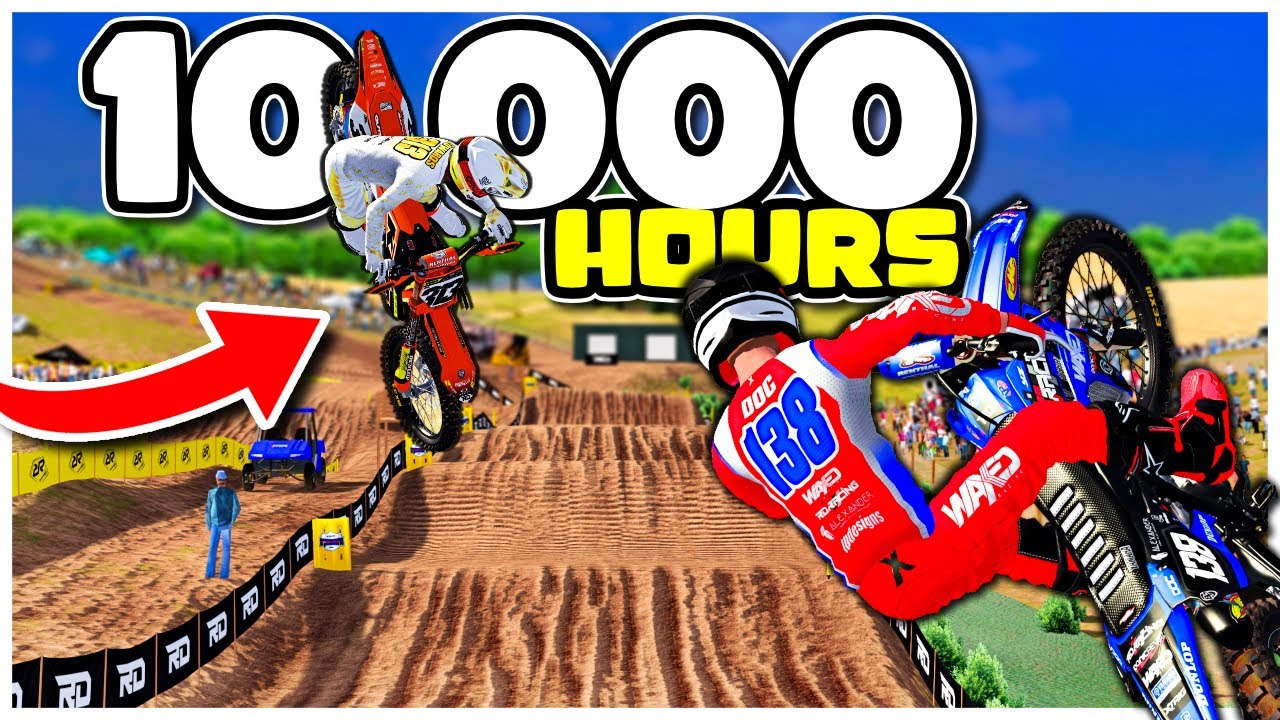 He has the most hours in MX Bikes... - YouTube