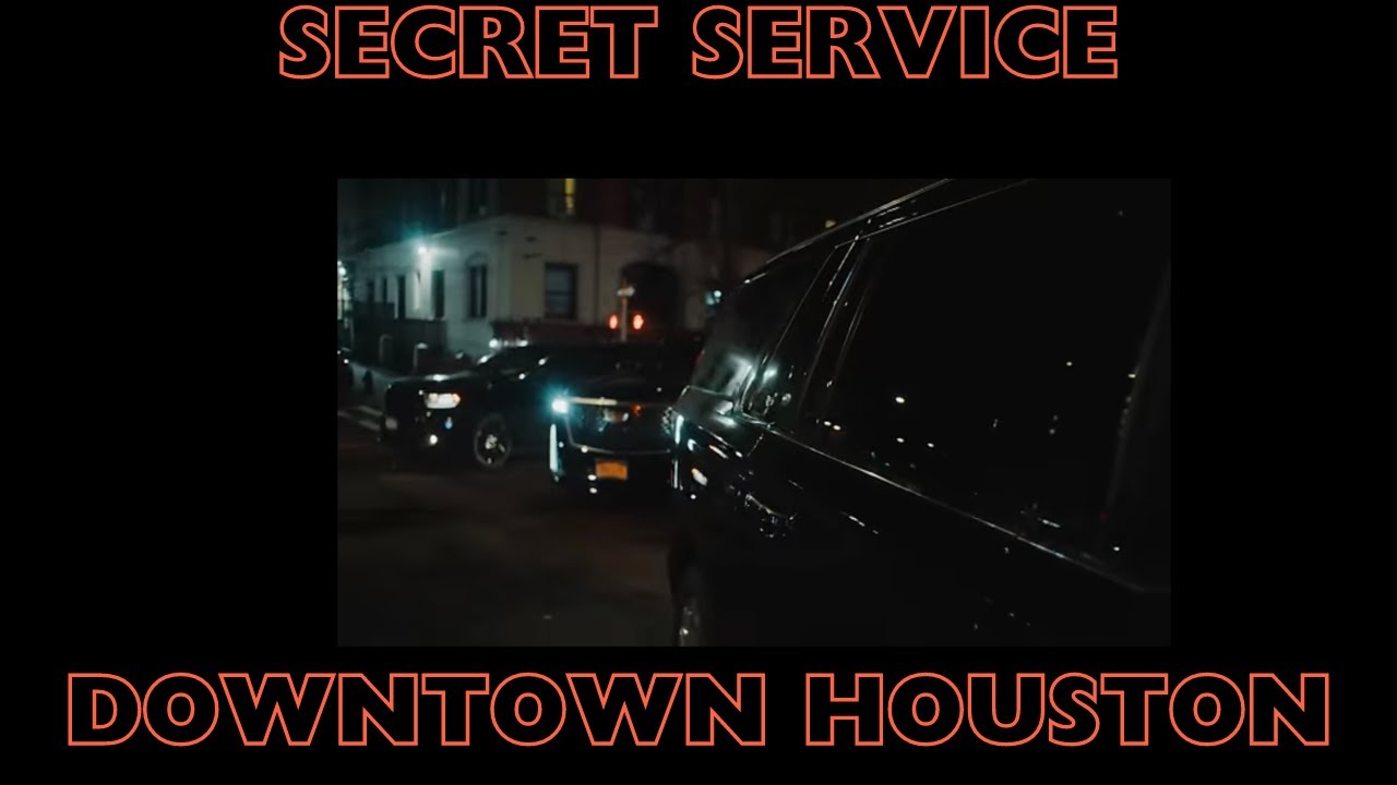 Secret Service Motorcade in Downtown Houston. - YouTube