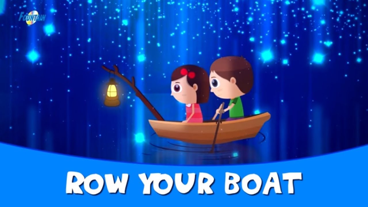 Row Row Row Your Boat Nursery Rhyme | Rhymes In English | English ...
