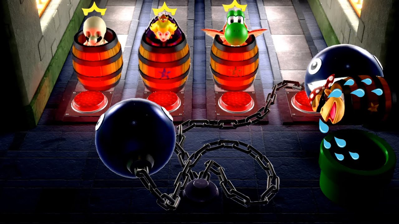 Mario Party Superstars - Mario Skeleton's Funny Minigames - YouTube