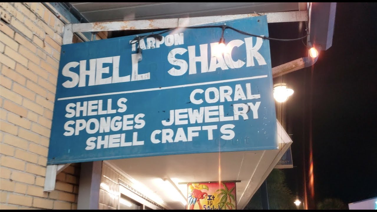 TARPON SHELL SHACK - Tarpon Springs.Floryda . USA. 4K - YouTube