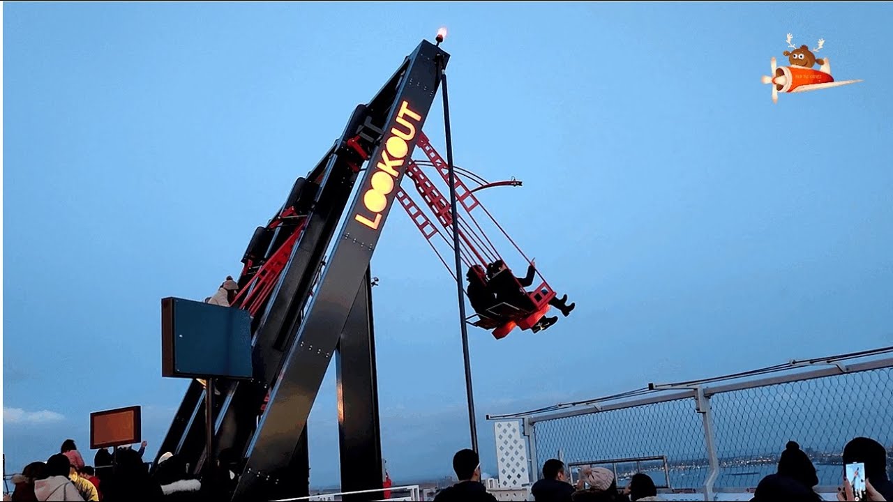 A'DAM Lookout Swing (Height, Price) | Elevator Ride | How to Go - YouTube