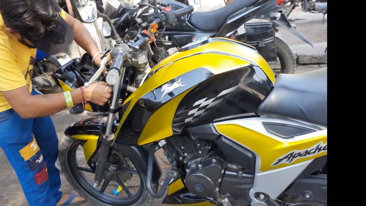 Finally apache 160 4v rap modify and all.😱😱 - YouTube