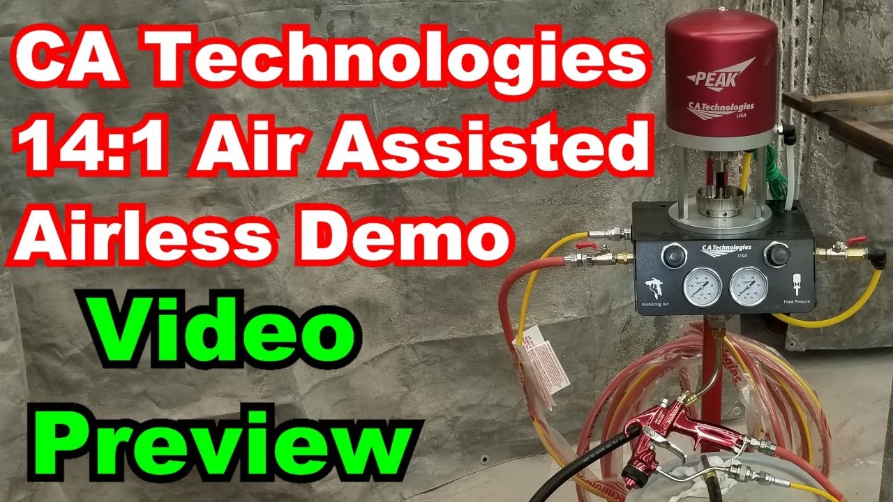 CA Technologies Air Assisted Airless Demo Preview # 215 - YouTube