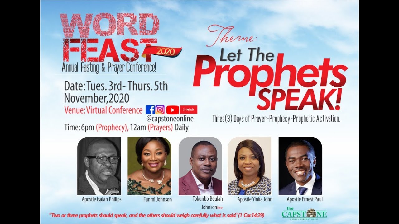 Word Feast 2020 Day 1 Session 1 with Apostle Ernest Paul - YouTube