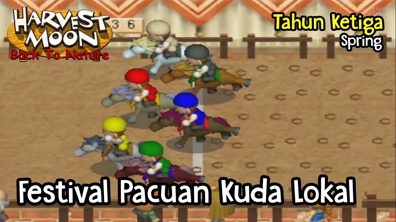 18 Spring Festival Pacuan Kuda Lokal Harvest Moon Back To Nature - YouTube