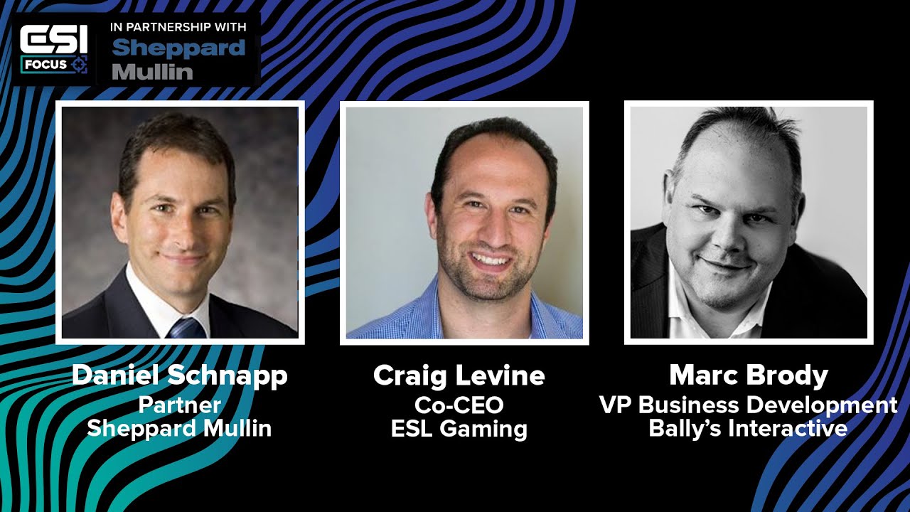 Daniel Schnapp, Craig Levine & Marc Brody on law & esports bookmaking ...