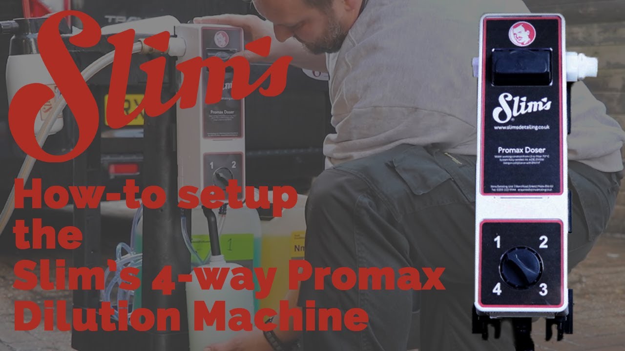 How To Set-Up the Slim's 4-way Promax Dilution Machine - YouTube