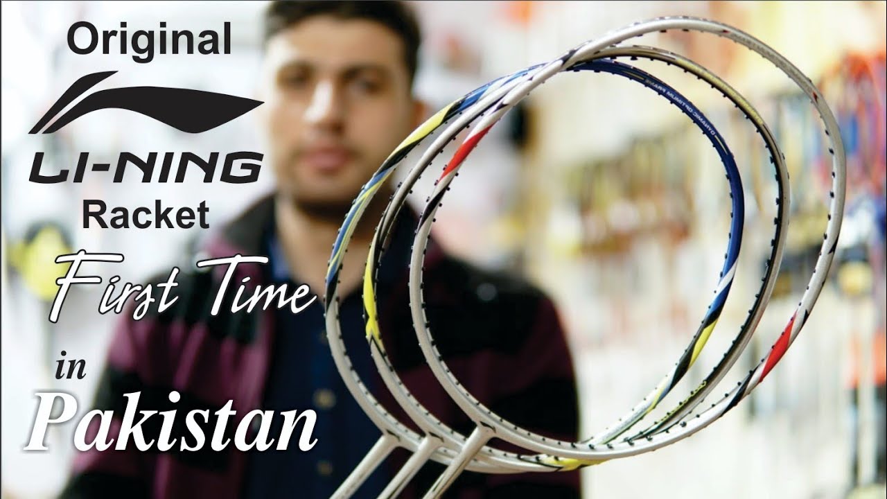 Lining original racket 2022 #badminton - YouTube