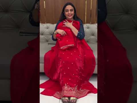 Velvet organza unstitched salwar suits collections for booking visits 