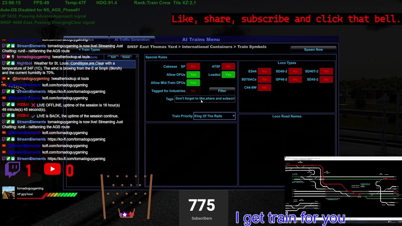 run8 - railfanning the AGS route - YouTube
