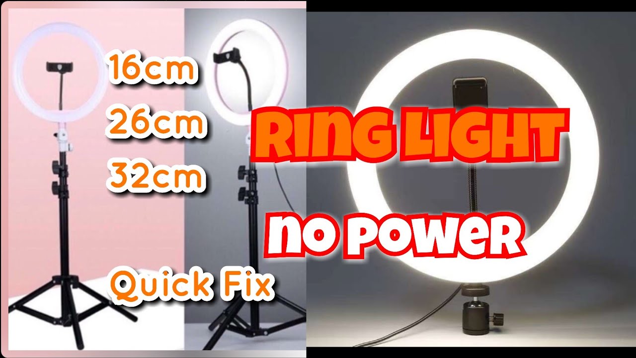 Ring Light 2021 model Not Turning On - YouTube
