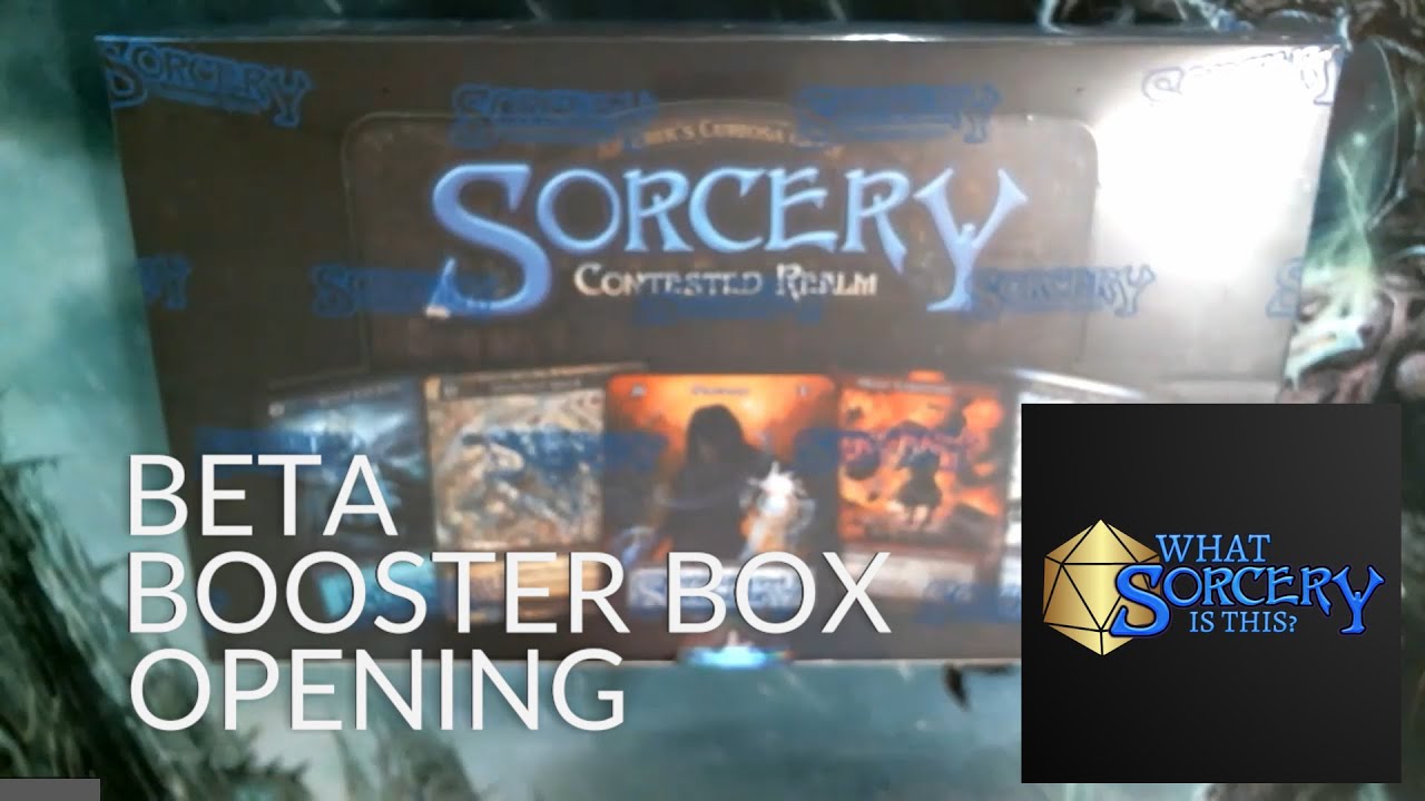 Beta Booster Box Opening #1 - Sorcery: Contested Realm - YouTube
