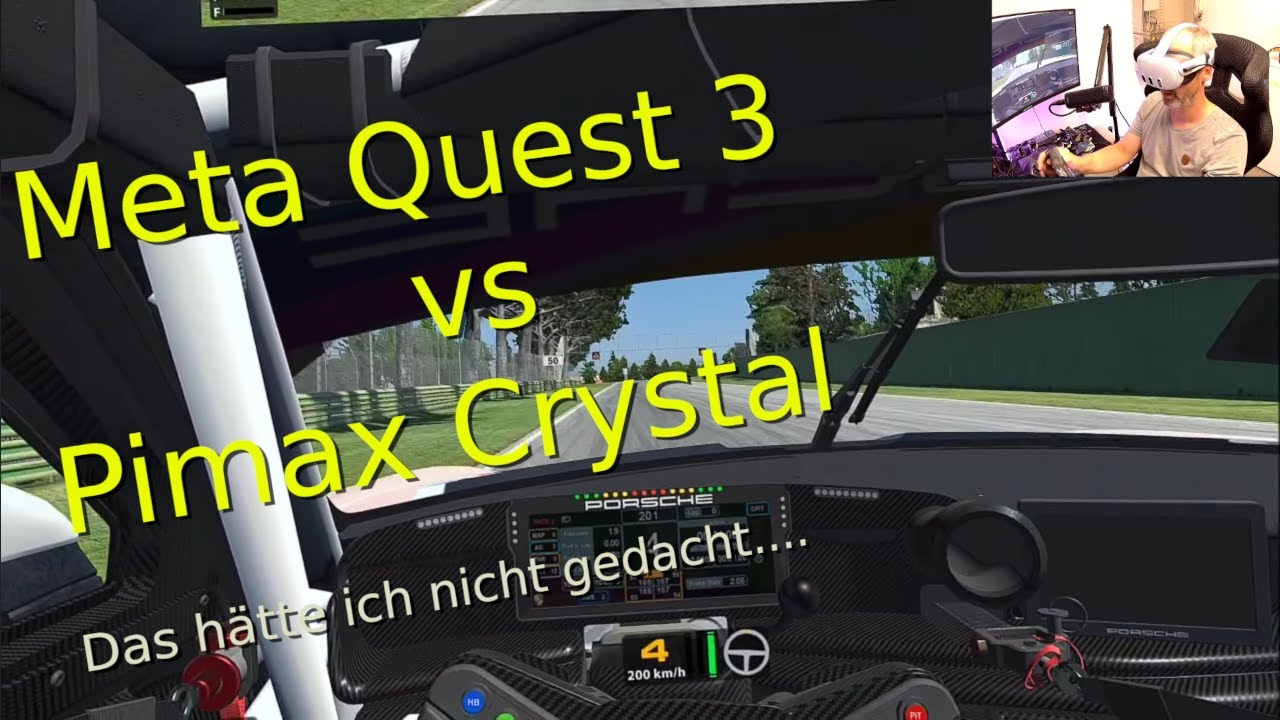 Meta Quest 3 vs Pimax Crystal, ist die Crystal wirklich so gut?? - YouTube