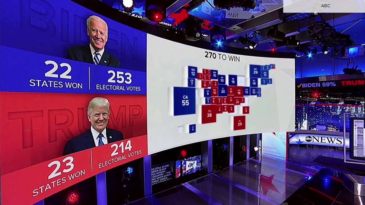 ABC News 'Your Voice Your Vote' augmented reality maps - YouTube