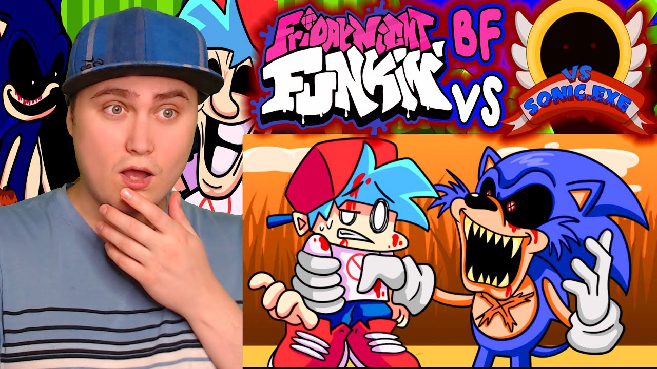 BOYFRIEND vs. SONIC.EXE?! Friday Night Funkin' Logic | Cartoon ...