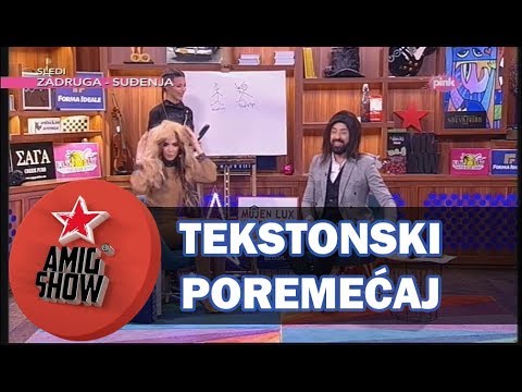 TekStonski Poremećaj - Limunada - Emina Jahovic i Ognjen (Ami G Show S10)