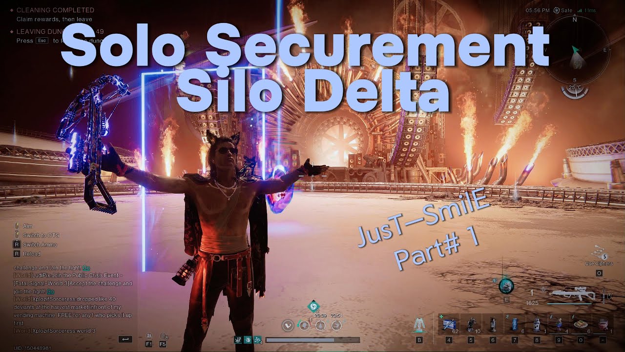 Once Human Securement Silo Delta Solo Pro Mode challenge Way of Winter ...