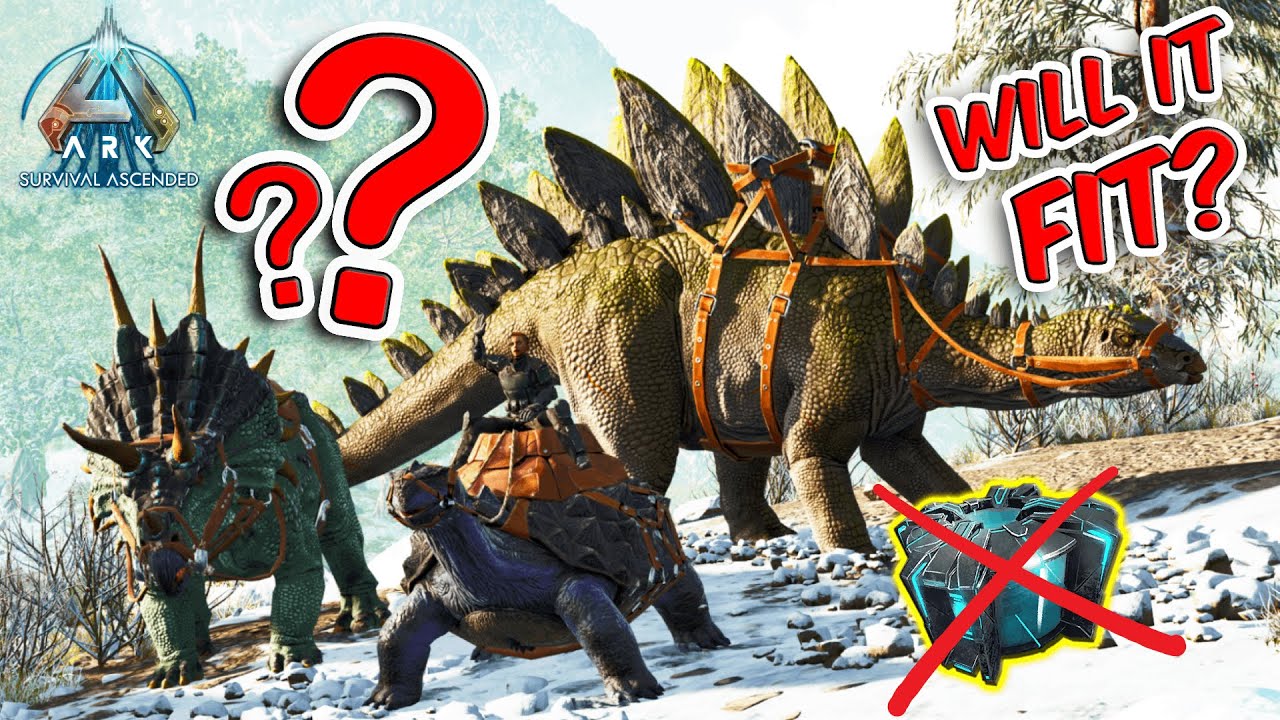 What Dinos Fit In Ice Cave? Let's Find Out - ASA | Ark Ascended - The ...