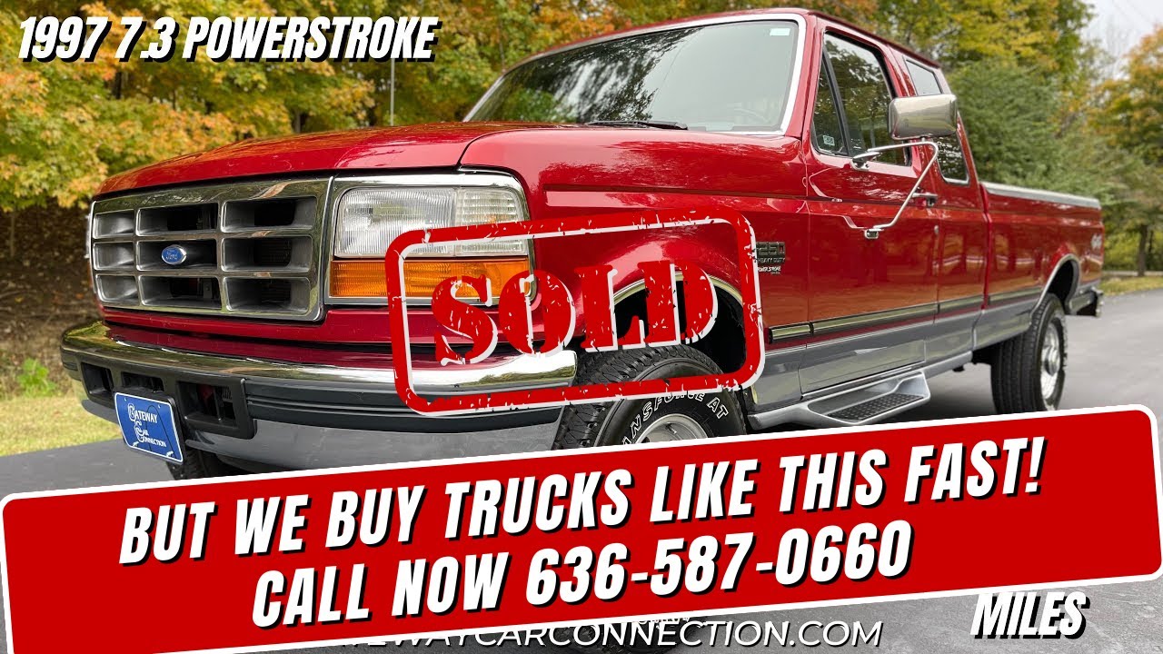 7.3 Powerstroke: 1997 Ford F-250 7.3 Powerstroke with 61k Miles - YouTube