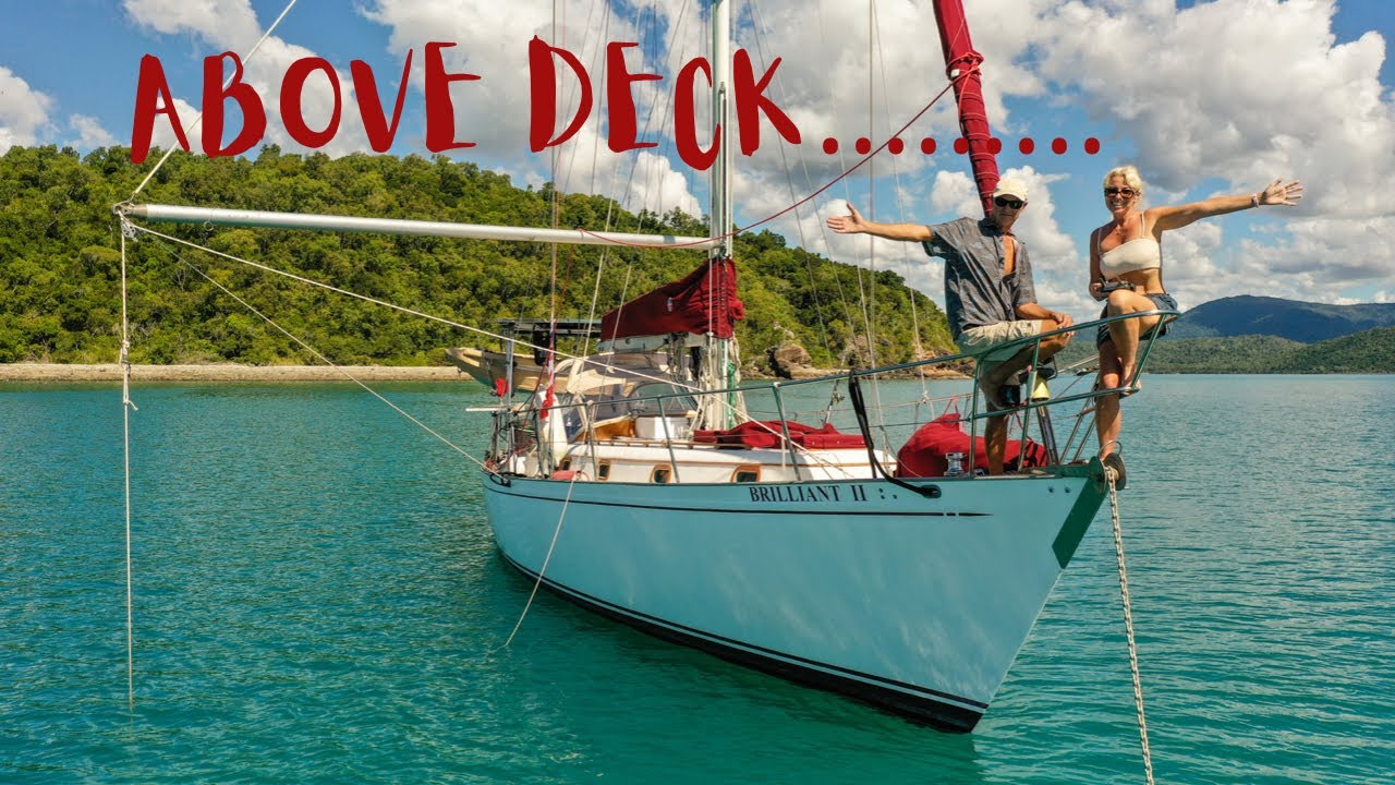 Above Deck... Topside Boat Tour & Code Zero Sailing | Boat Refit ...