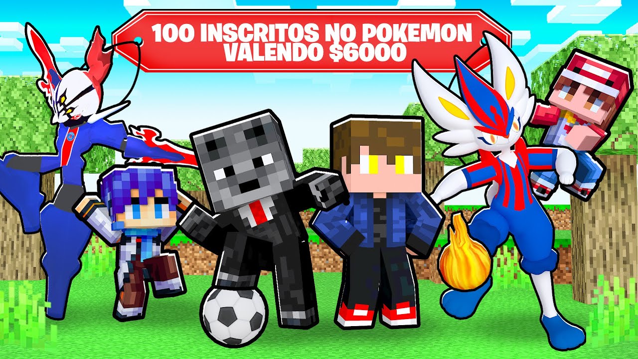 NOVA SÉRIE de POKEMON CHAMPIONS VALENDO $6,000 no MINECRAFT - YouTube