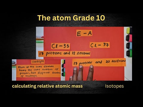 isotopes grade 10 | relative atomic mass - YouTube