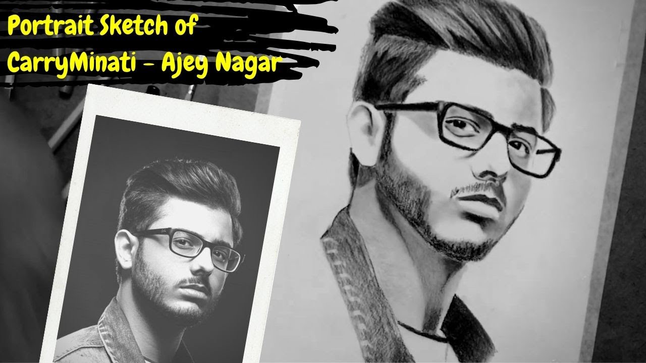 Daily Challenge #5 / CarryMinati / How to Draw / Drawing of Indian ...