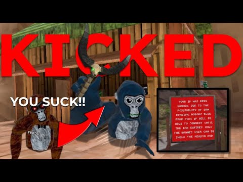 Kicking TOXIC Kids in Gorilla Tag *WITHOUT MODERATOR STICK* | Slingshot ...