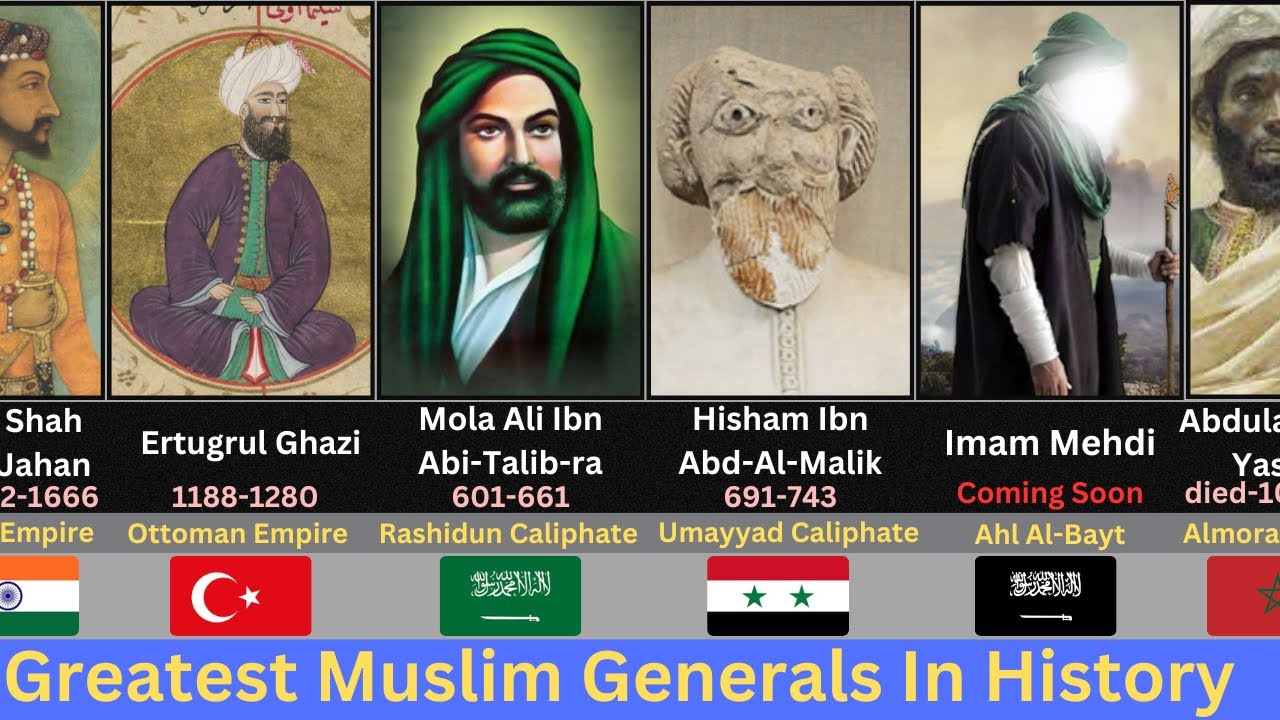 100 Greatest Muslim Generals In History - YouTube