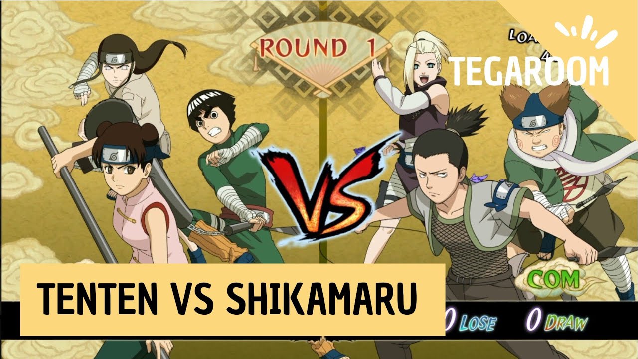 NARUTO: Ultimate Ninja STORM Gameplay Tenten VS Shikamaru 2024.12.19 ...