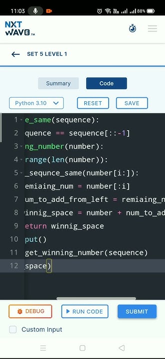 Same Sequence 2 Using Python Ccbp Nxtwave Nxtwaveccbp4 Programming Python Coding Viral
