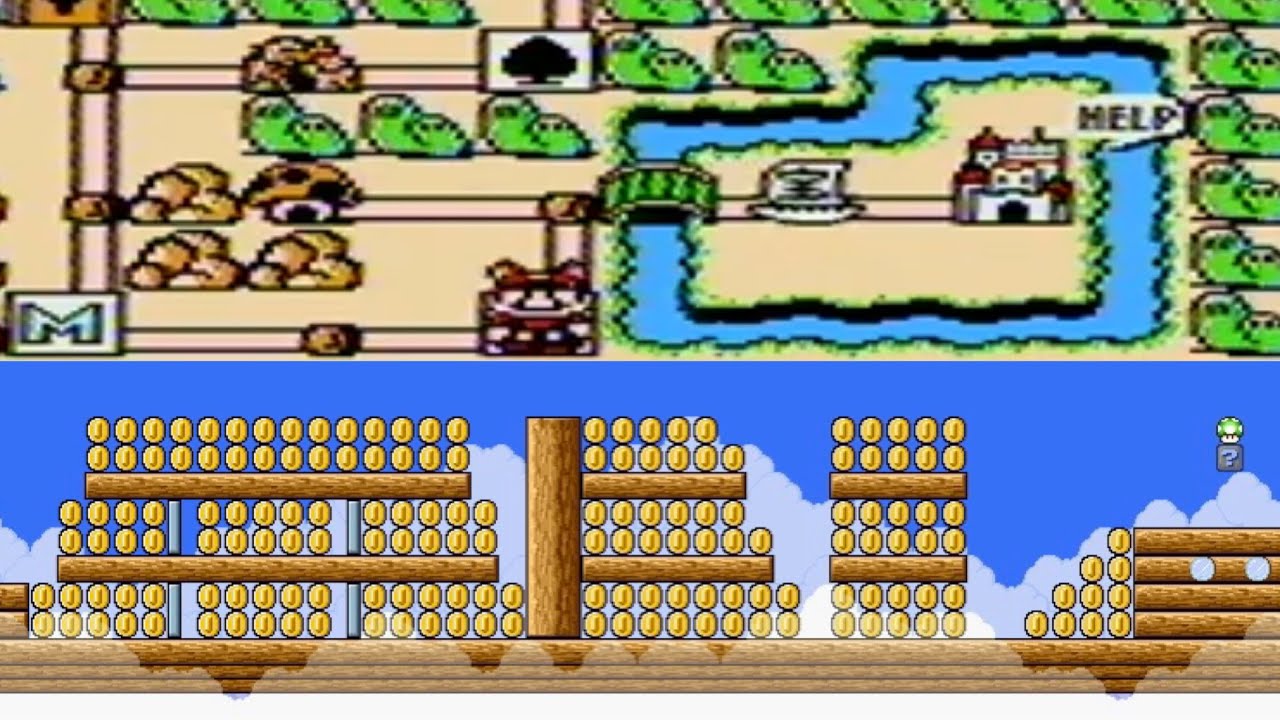 Super Mario Bros 3. - Treasure Ship or Coin Ship (NES) - YouTube