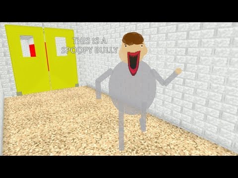 PLAY AS THE SPOOPY BULLY + Halloween Update!! | Baldi's Basics Roleplay ...