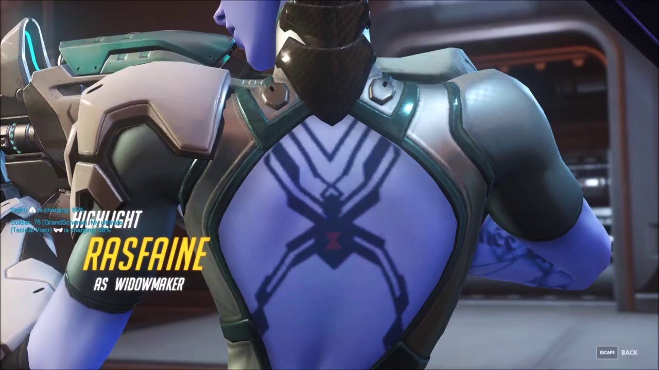 Overwatch: Widowmaker Highlights Open Beta - YouTube